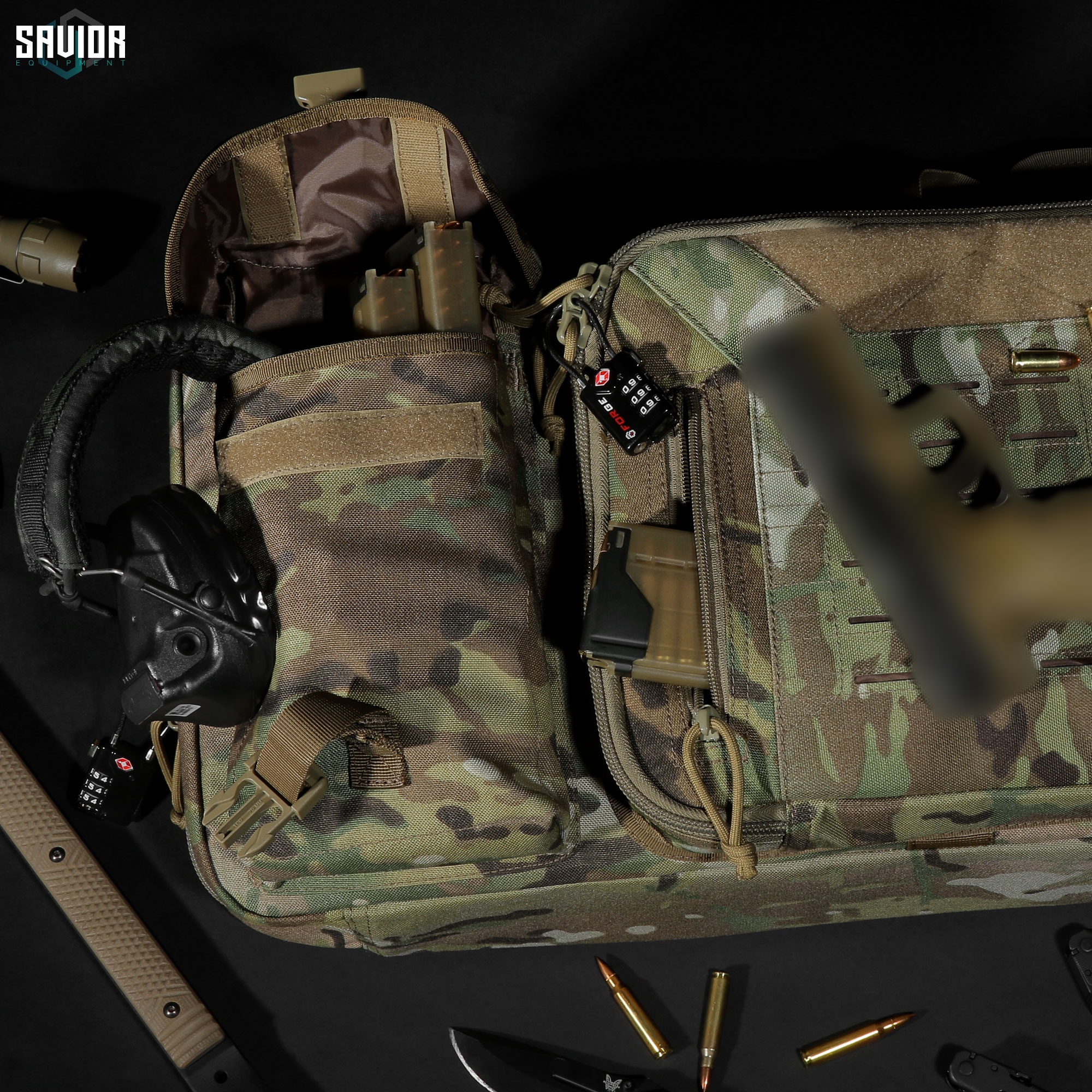 "SAVIOR" Double Rifle Soft Case Firearm Long Carbine Gun Padded Carry Drag Bag | eBay