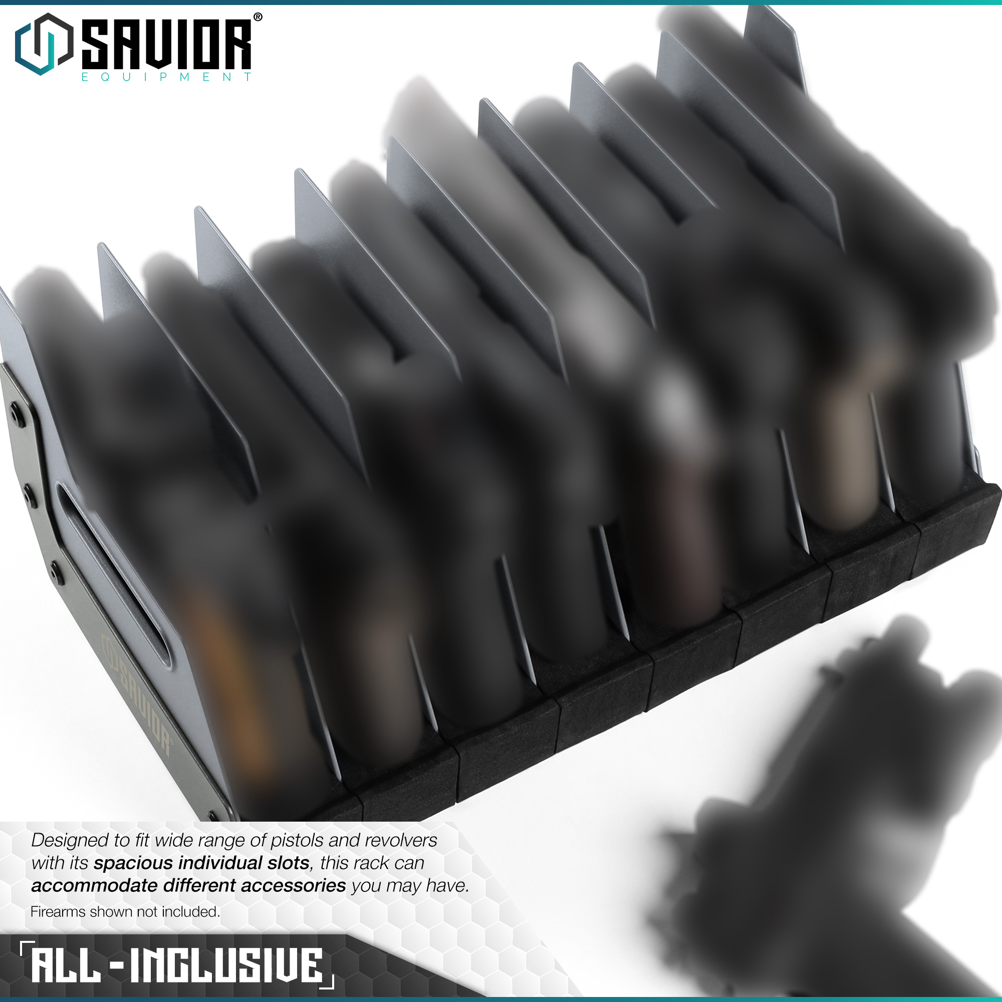 [SAVIOR]4-12 Gun Pistol Rack Revolver Handgun Storage Gun Safe ...