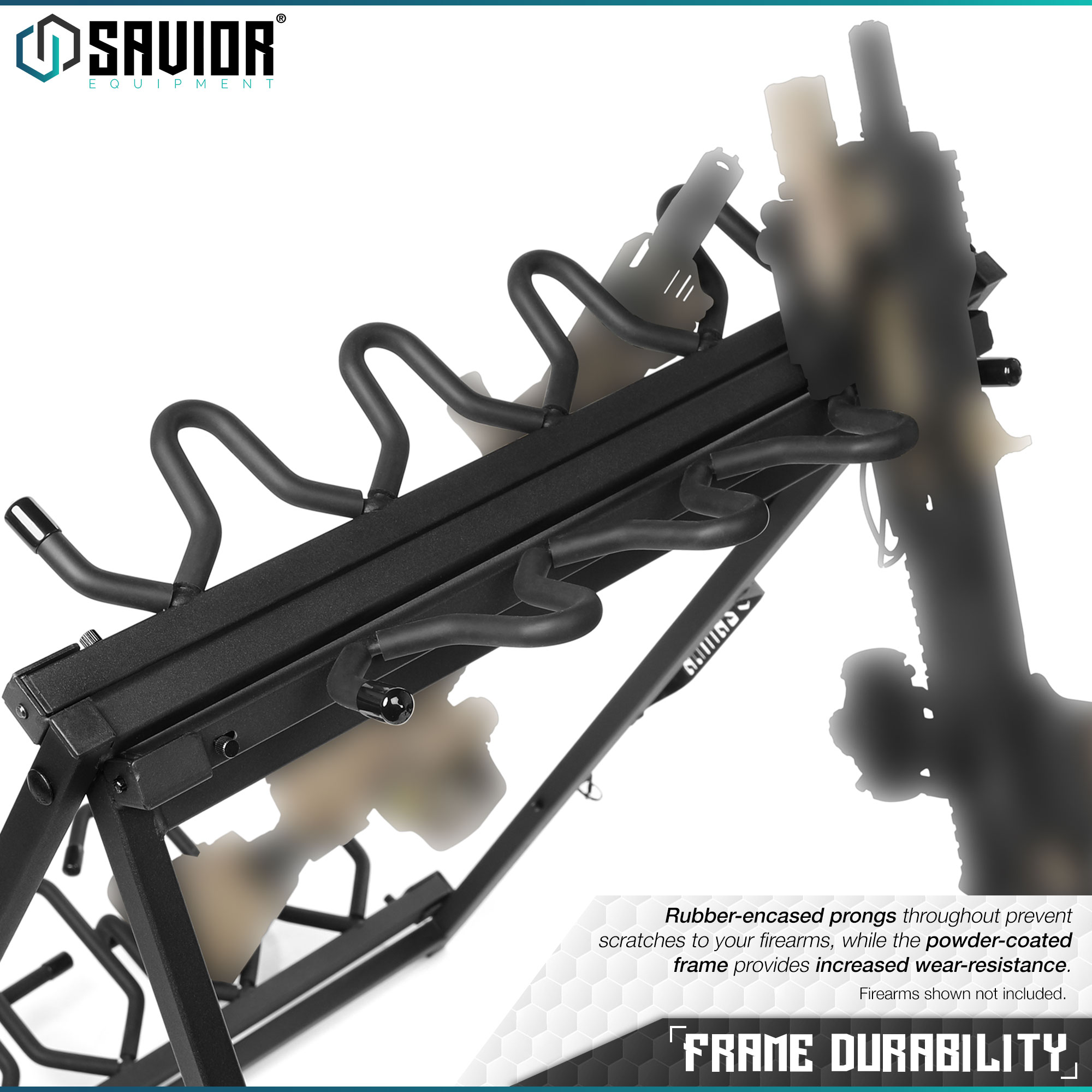 Savior Hold 9 SBR/RIFLE Rack Foldable Gun Firearm Display Portable ...