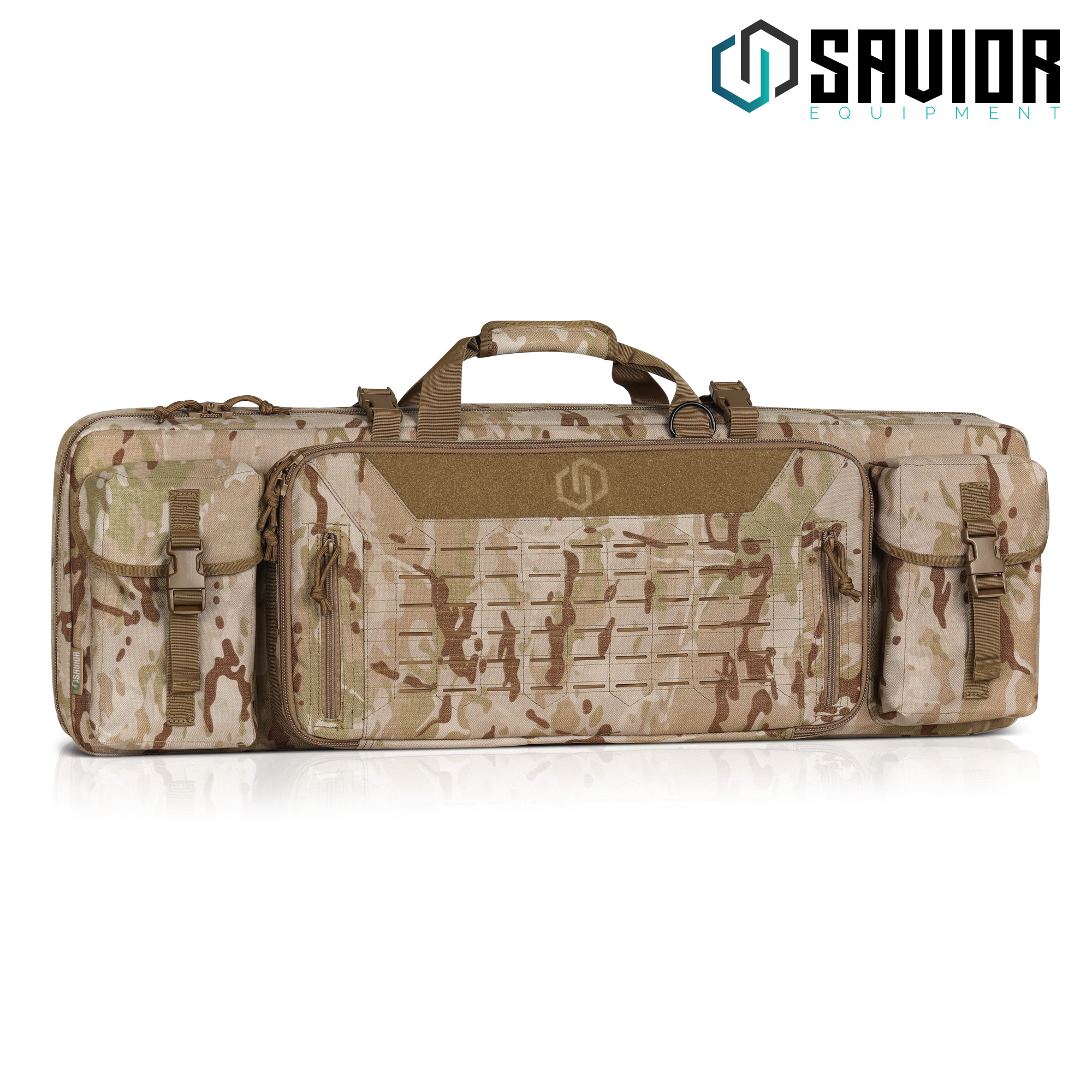 "SAVIOR" Double Rifle Soft Case Firearm Long Carbine Gun Padded Carry ...