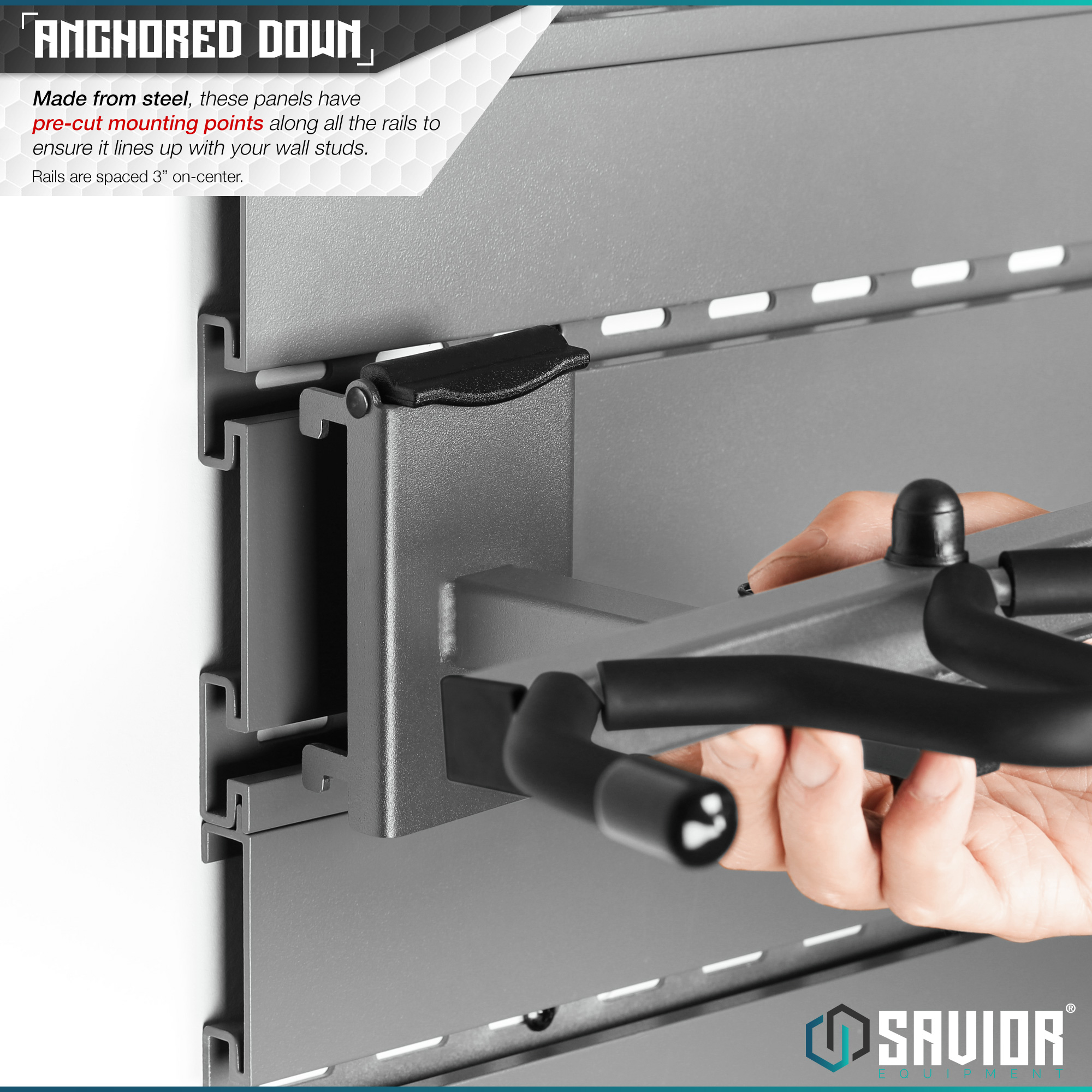 Savior Wall Rack System Slatwall Only DIY Kit Rifle Pistol Firearm ...