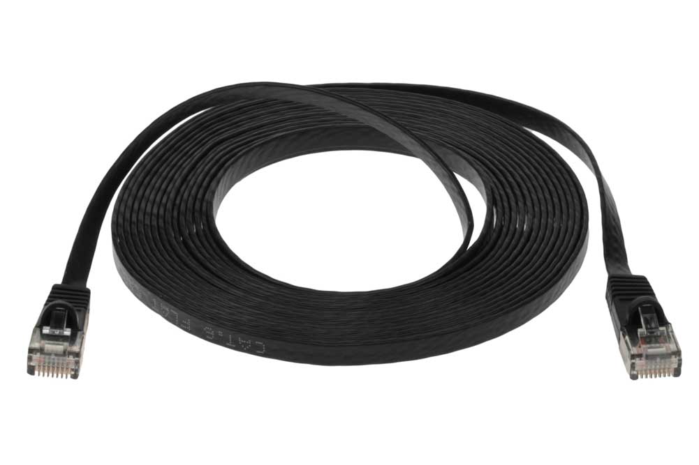 20 ft Premium CAT6 Ultra Flat Ethernet Network Cable | eBay