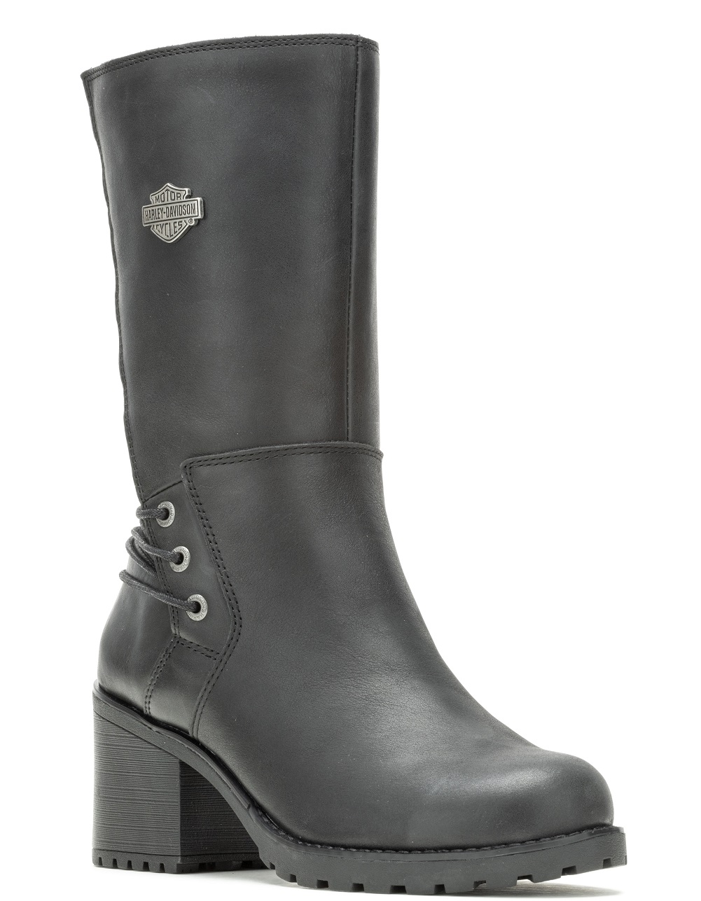 Harley-Davidson Women's Aldona Black or Tan 9.75-In Fashion Boots ...