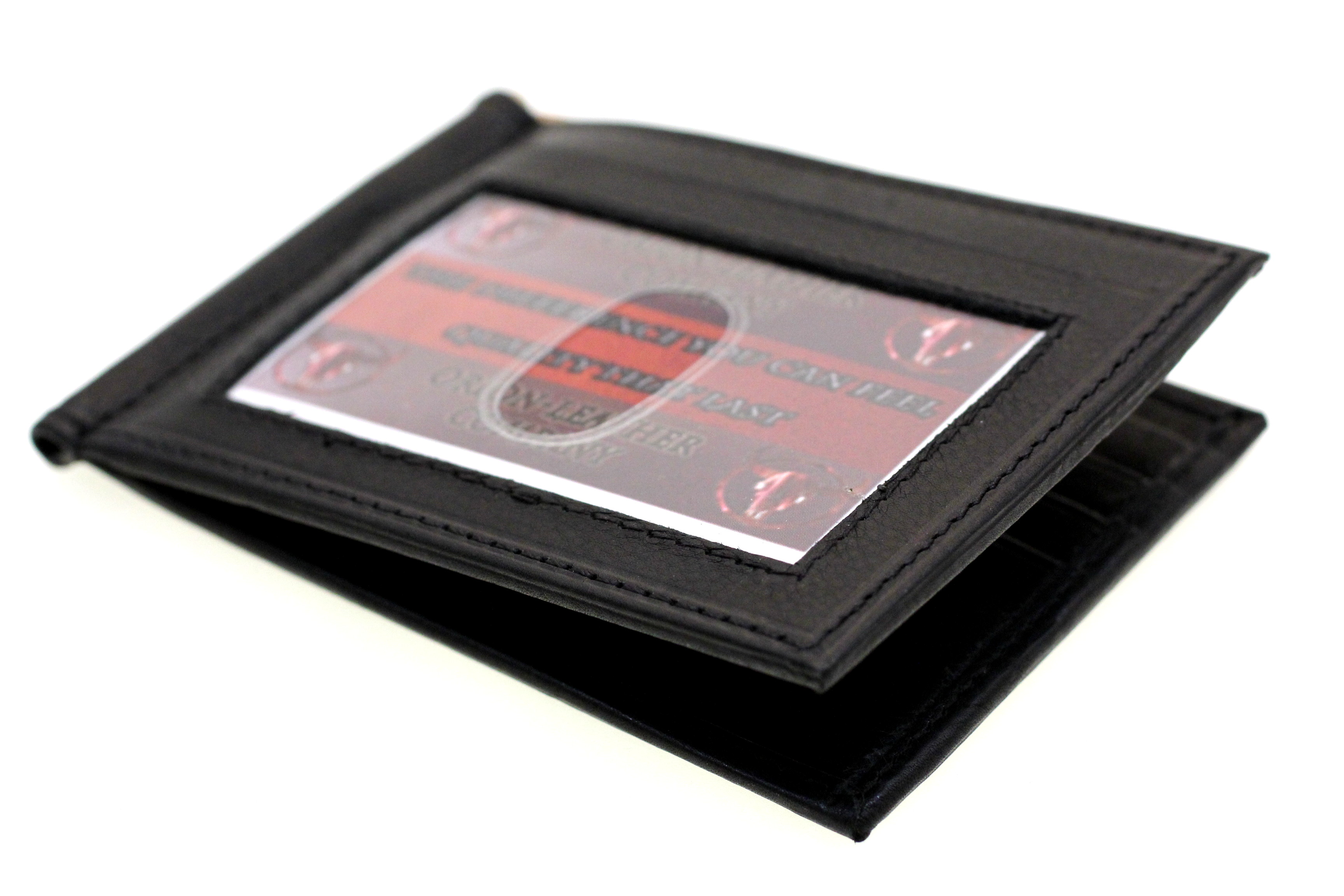 Bifold Wallet With Money Clip Outside | semashow.com