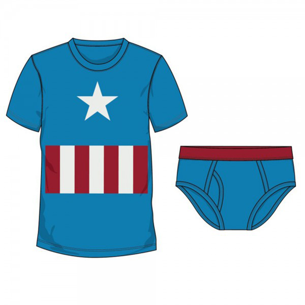Marvel Captain America Underoos Mens Underwear Set - Merch2rock ...