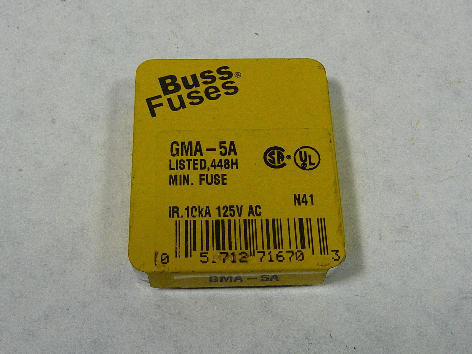 Bussmann GMA-5A Fuse 5A 250V Pack of 5 NEW | eBay