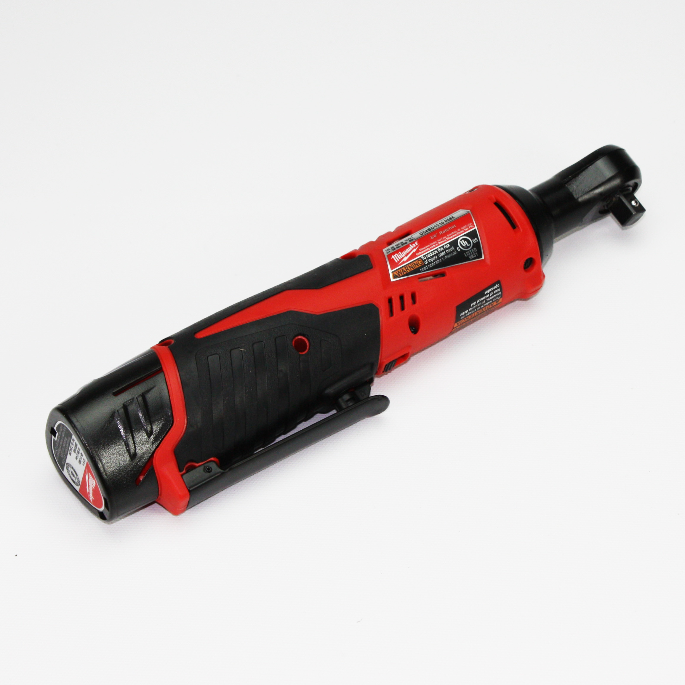 Milwaukee Tool 2457-21 M12 Cordless 3/8" Ratchet Kit