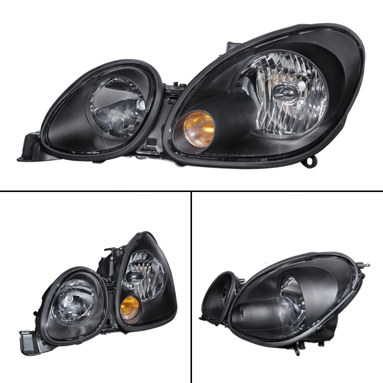 Fits 1998-2005 Lexus GS300/400/430 Black Headlights LH+RH 2001 2002 ...