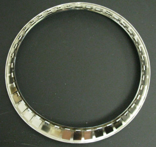 New 15" Chrome Steel Wheel Trim Rings Beauty Rims Glamour Ring Rim Edge ...