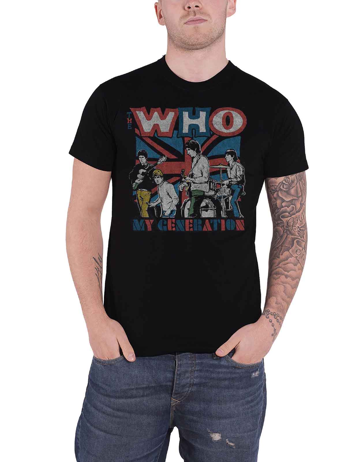 Official The Who T Shirt mens mod target band logo tour 2016 ...