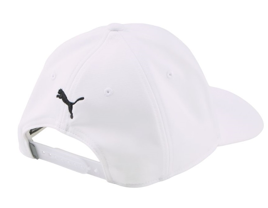 Puma P Cap White Glow/Puma Black Snapback Golf Hat/Cap for sale online ...