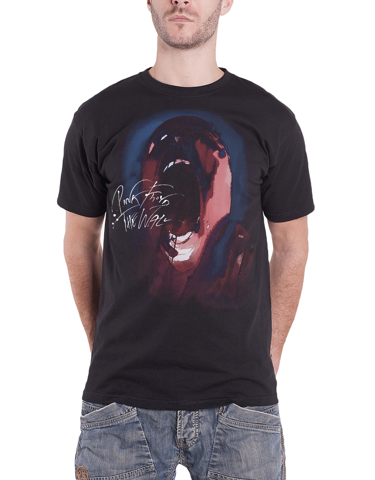 Pink Floyd T Shirt The Wall Roger Waters Hammers Scream Logo new ...