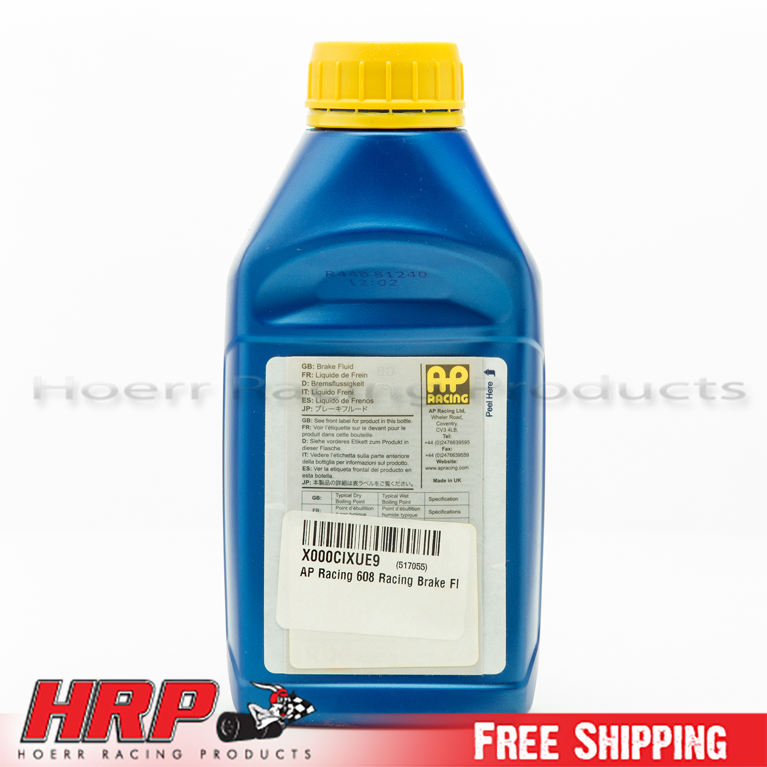 AP-Hi-Temp Brake Fluid- 608 PRF-1 Case/20 bottles | eBay