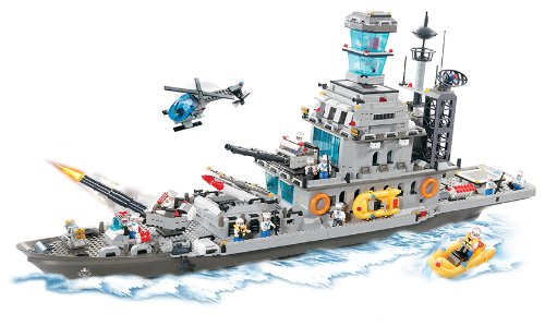 BRICTEK 15403 Giant Battleship Cruiser Set 1745 pcs Building Blocks ...