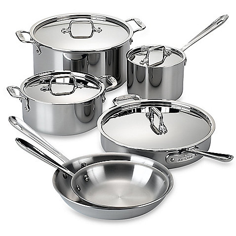 NDB-Gordon Ramsay by Royal Doulton Stainless-Steel 10-Piece Cookware Set