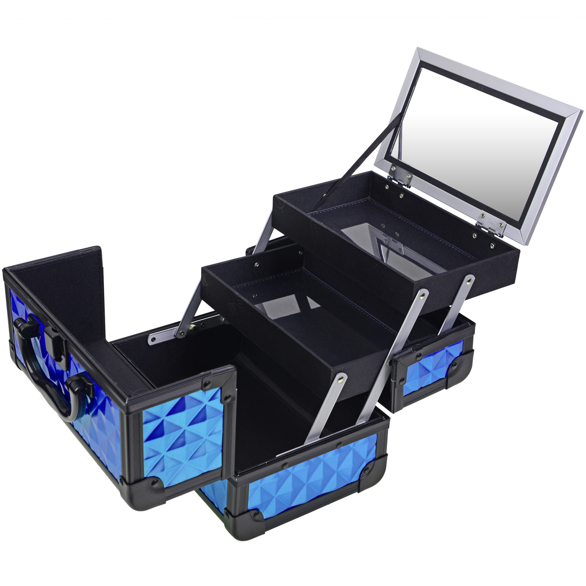 SHANY Mini Makeup Train Case With Mirror | eBay