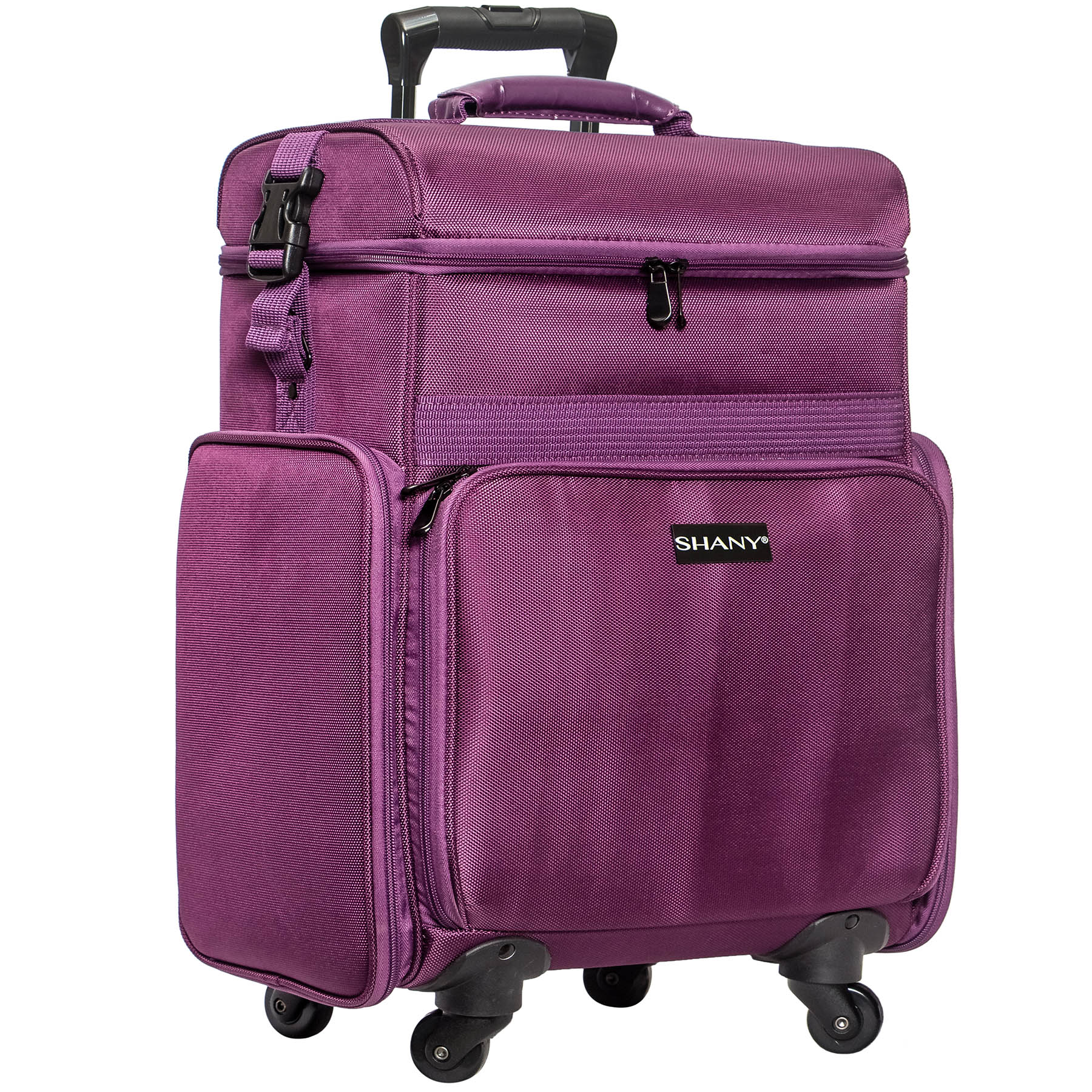 SHANY Soft Rolling Makeup Trolley Case - Multiple Compartments | eBay