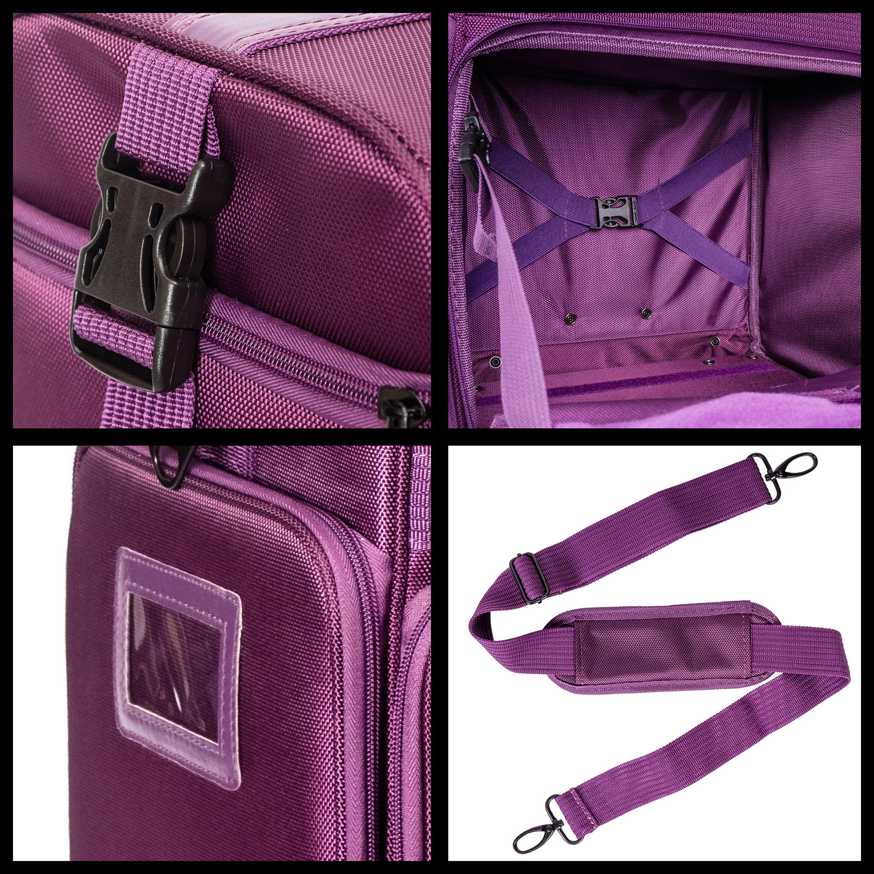 SHANY Soft Rolling Makeup Trolley Case - Multiple Compartments | eBay