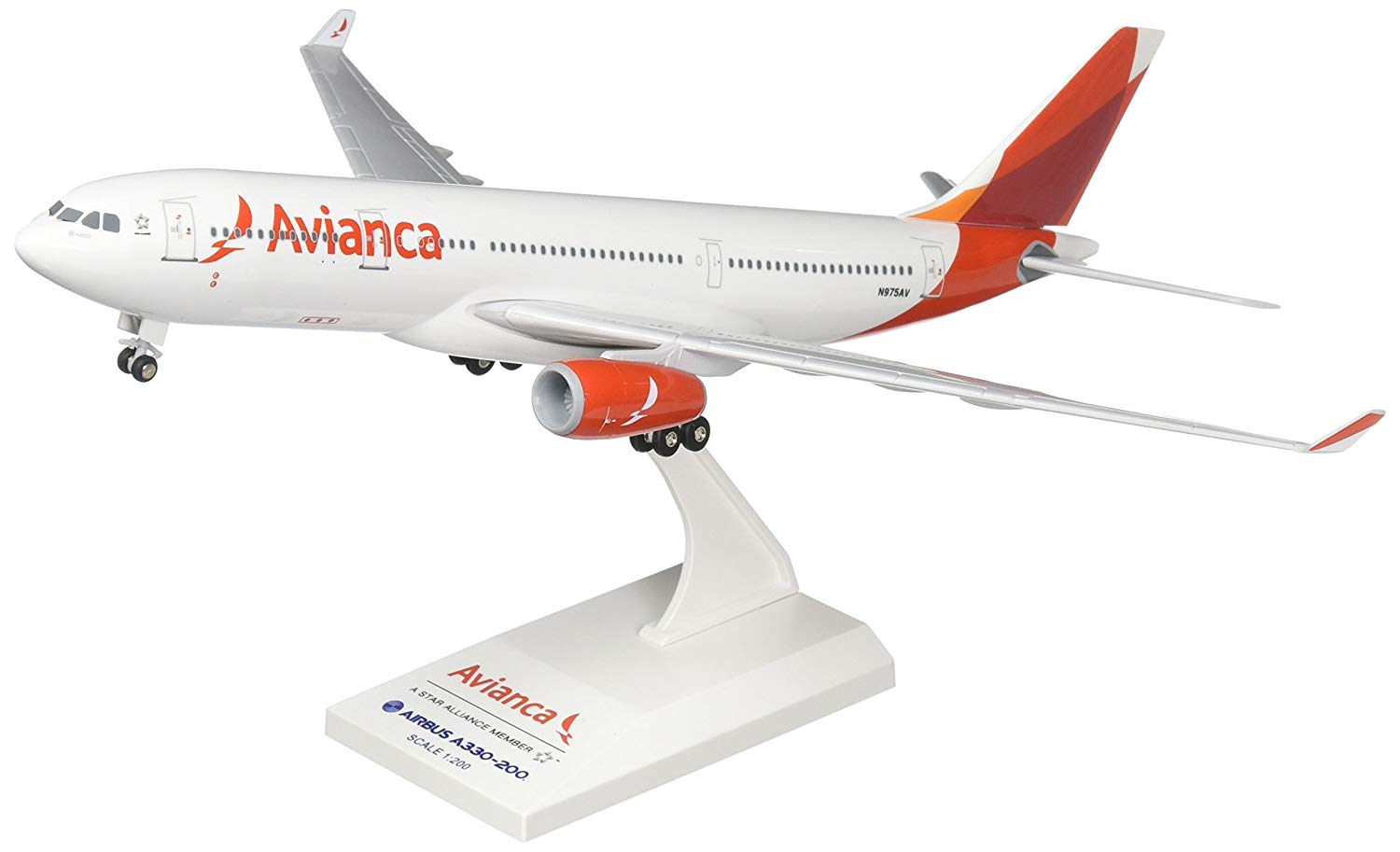 Купить Современная модель самолета Daron Skymarks Avianca a330/200 1/ ...