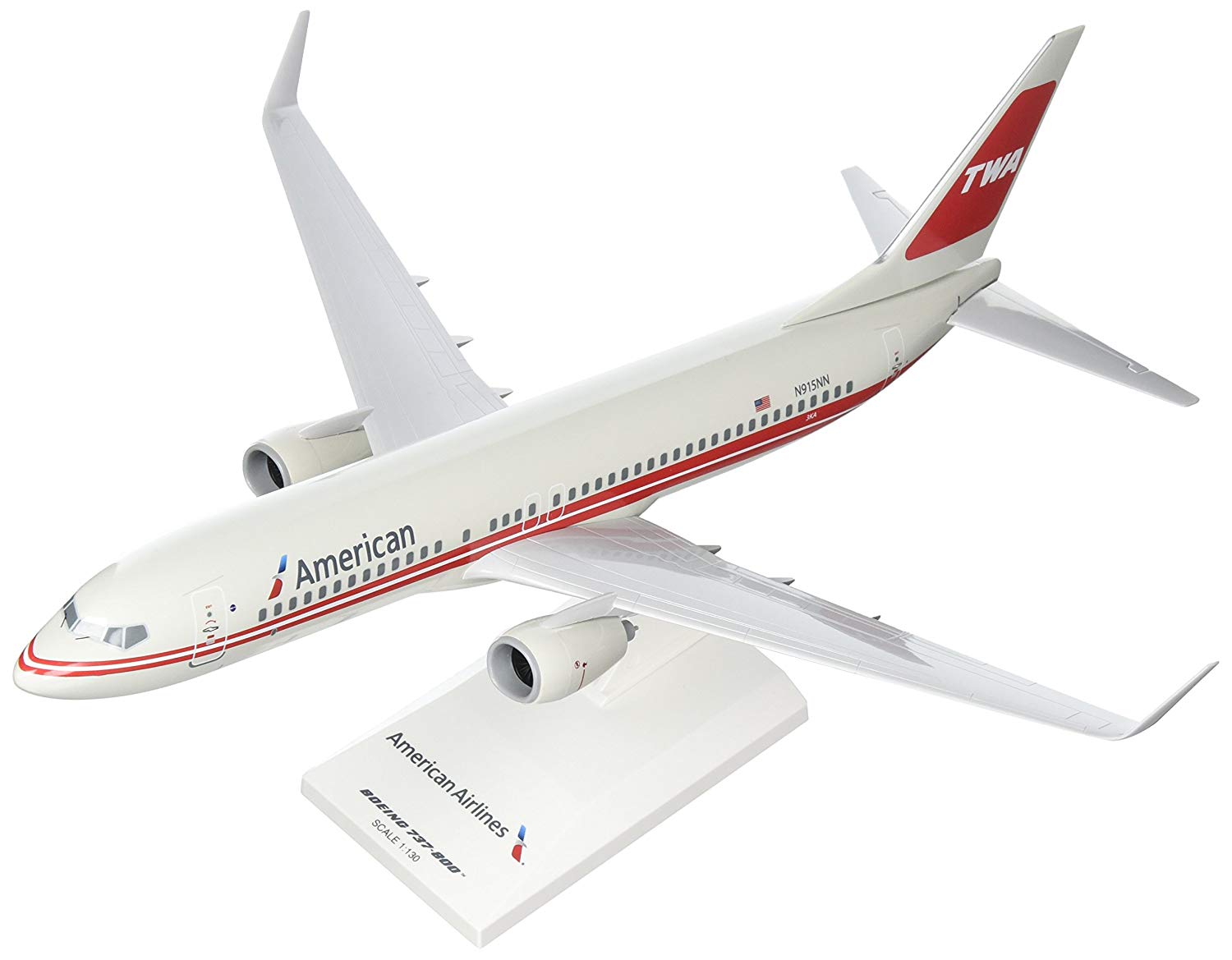Daron Skymarks American 737-800 1/130 Twa Retro Model Aircraft | eBay
