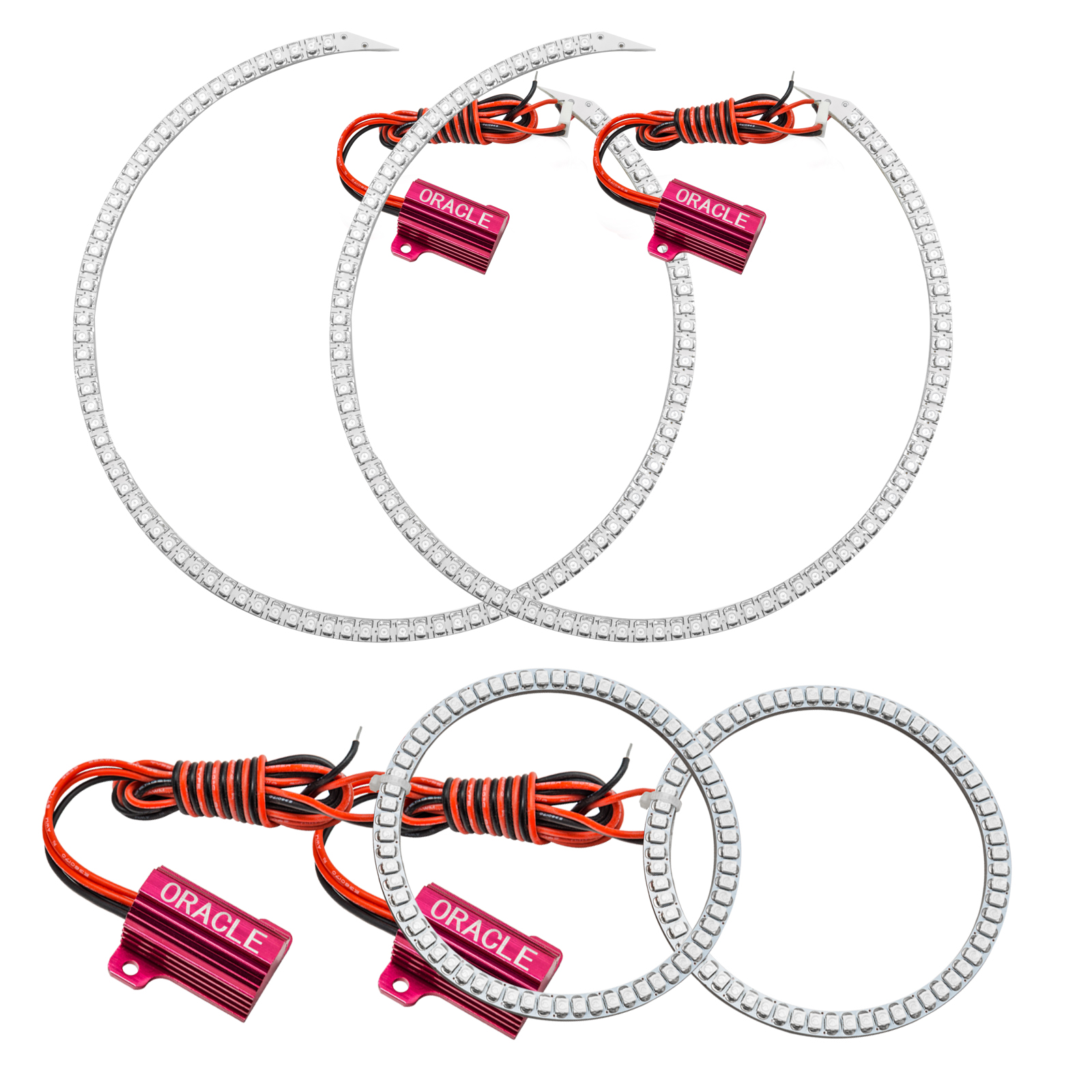 Custom Surface Halo Head Lights LED by Oracle Lighting White 2630-001 ...