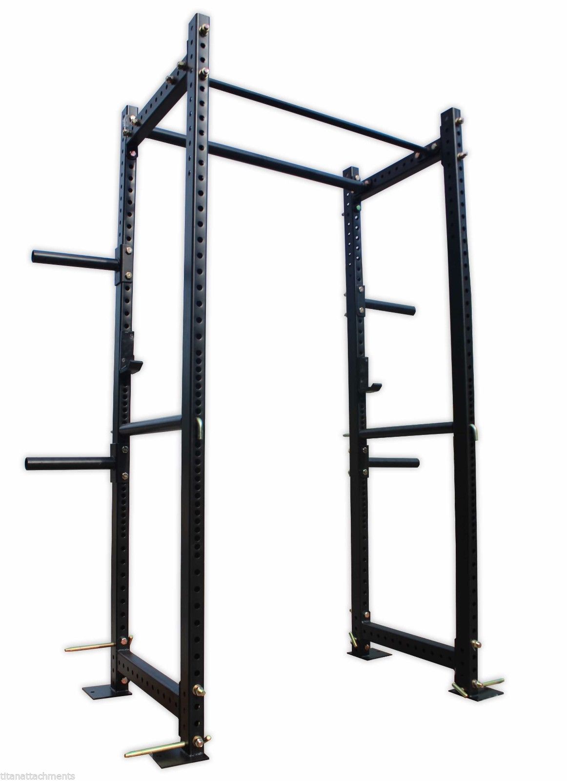 Titan HD Power Rack Squat Deadlift Lift Cage Bench stand cross fit 2"x3 ...