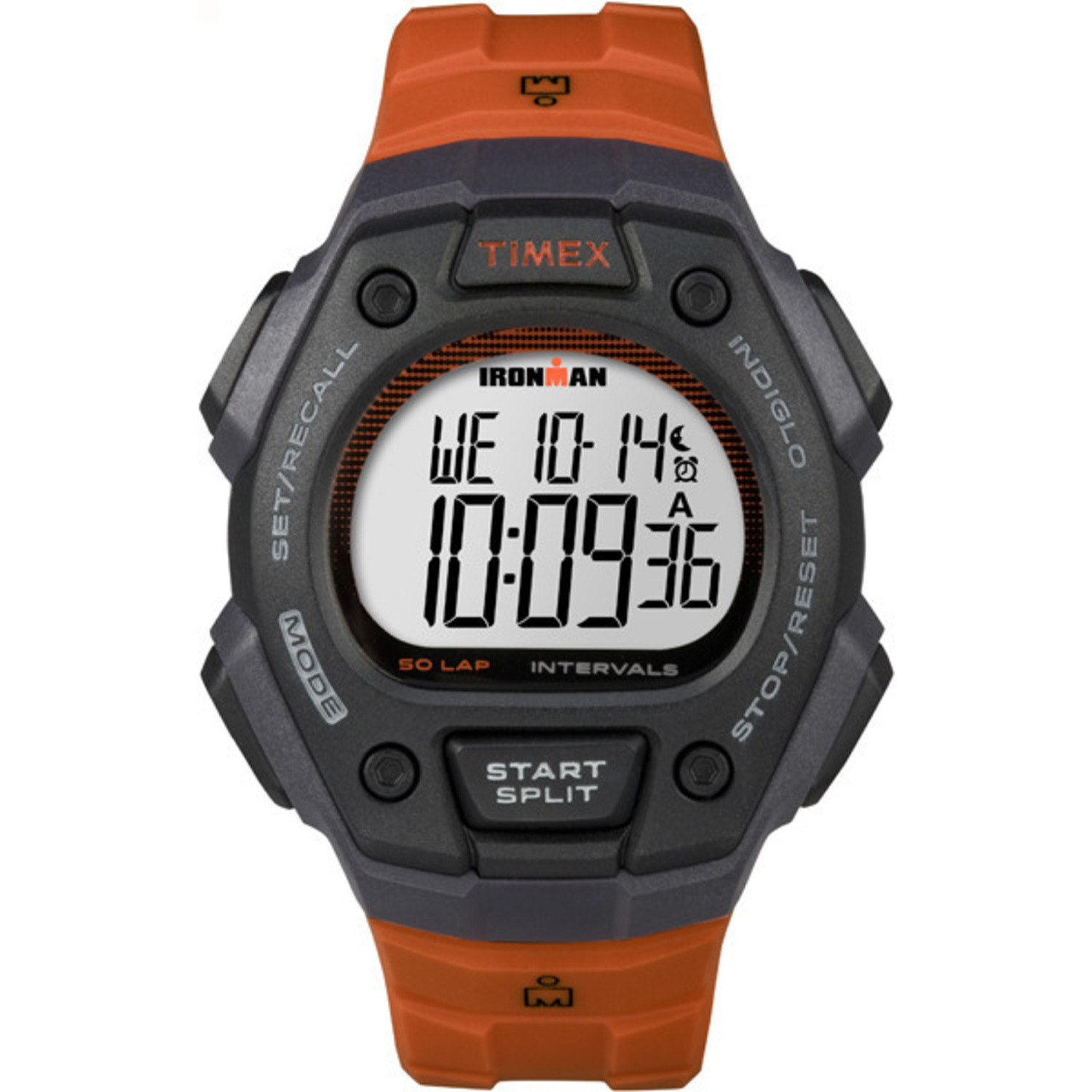 Timex Ironman Men's Sport Watch | Classic 50-Lap Timer Indiglo Full ...