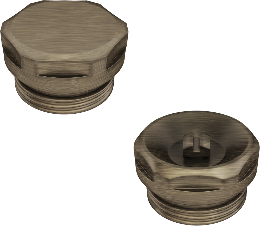 Radiator Bleed Valves 1/2" Connection Radiator Bleeding Blanking Plug ...