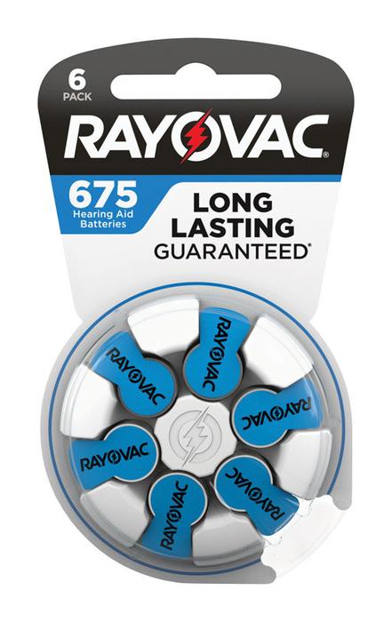 Rayovac 6 Pack 675 6 145v 675 Hearing Aid Battery 12800529056 Ebay