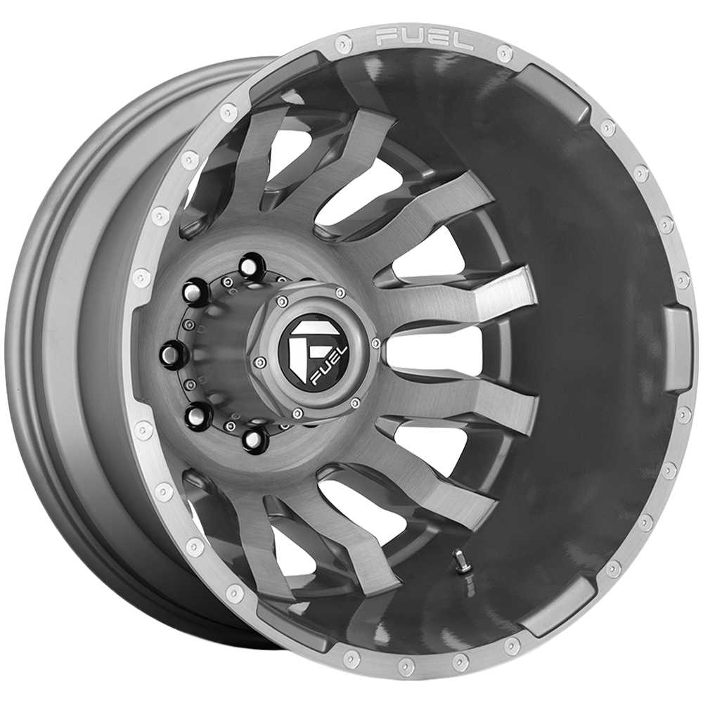 Fuel D693 Blitz Dually Rear 20x8.25 8x6.5" Platinum Wheel Rim 20" Inch