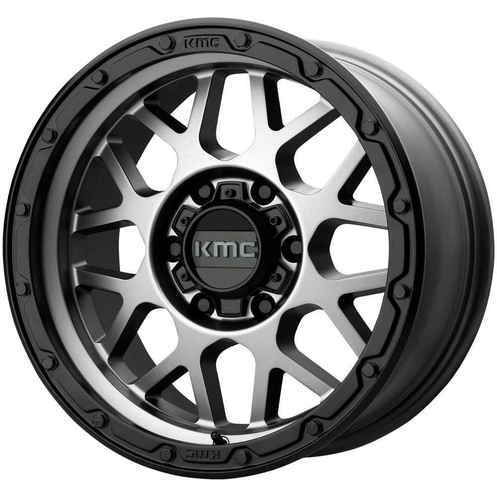 KMC KM535 Grenade Off-Road 20x9 5x150 +18mm Gunmetal Wheel Rim 20" Inch