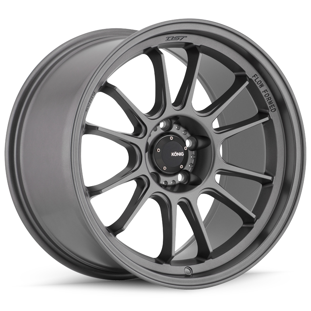Konig Hypergram 17x8 4x108 +40mm Gunmetal Wheel Rim 17" Inch