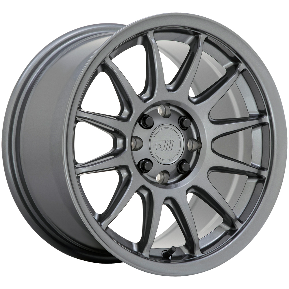 Motegi MR156 S12 15x8 4x100/4x4.5" +28mm Gunmetal Wheel Rim 15" Inch