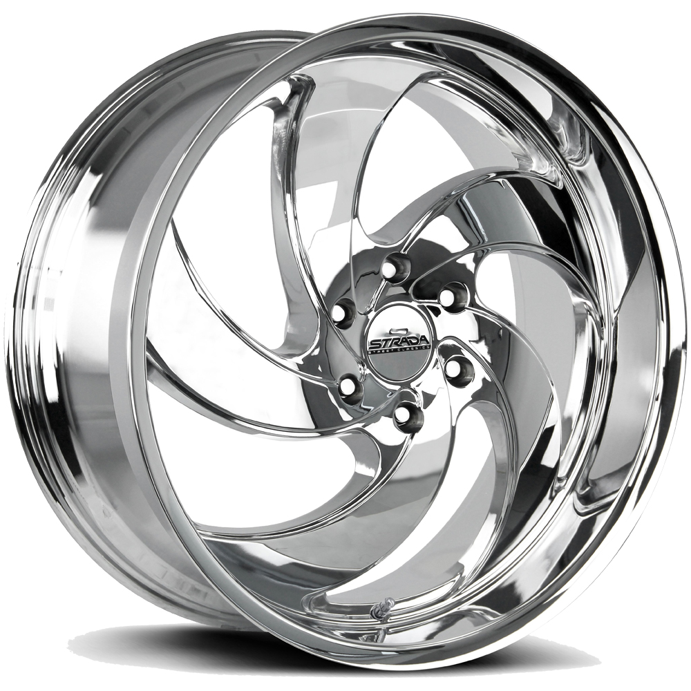 Strada C05 Retro 5 22x9 5x4.5" +35mm Chrome Wheel Rim 22" Inch