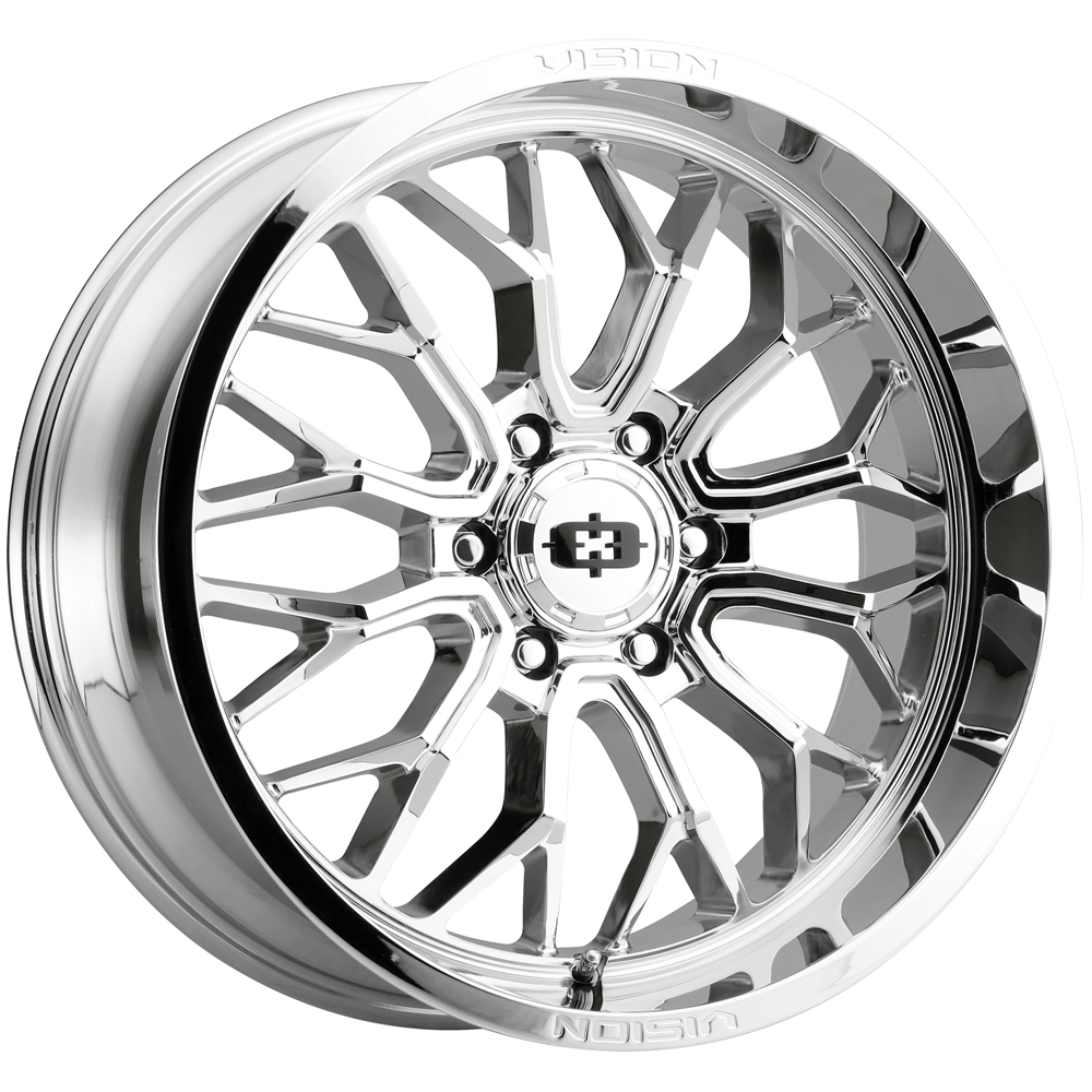 VISION Vision 402 Riot 20x9 8x170 +12mm Chrome Wheel Rim 20" Inch