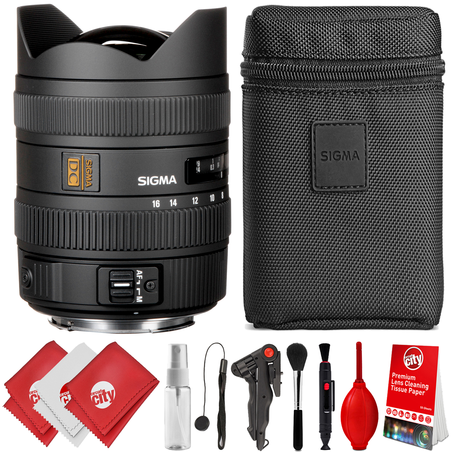 Sigma 8-16mm f/4.5-5.6 DC HSM Ultra-Wide Zoom Lens For Canon EF Digital ...