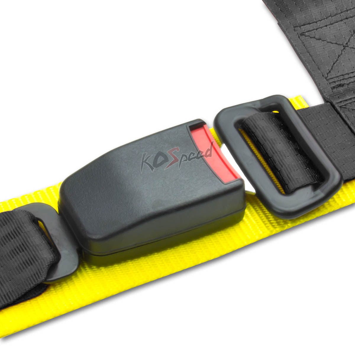 1X UNIVERSAL 4-POINT 2" STRAP DRIFT RACING SAFETY SEAT BELT BUCKLE ...