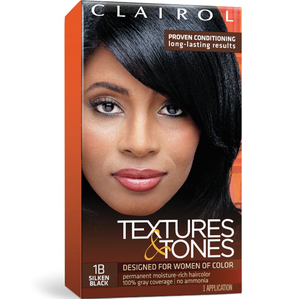 [CLAIROL] TEXTURES & TONES PERMANENT HAIR COLOR DYE KIT 1 APPLICATION ...
