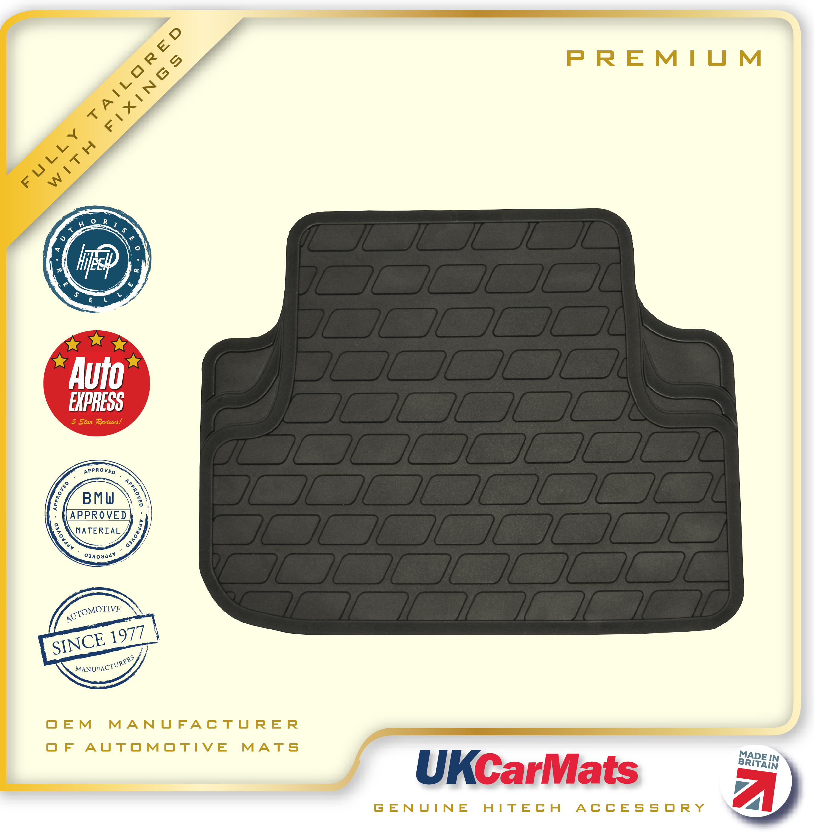 Genuine Hitech Volkswagen VW Golf MK7 Fully Tailored Premium Rubber ...