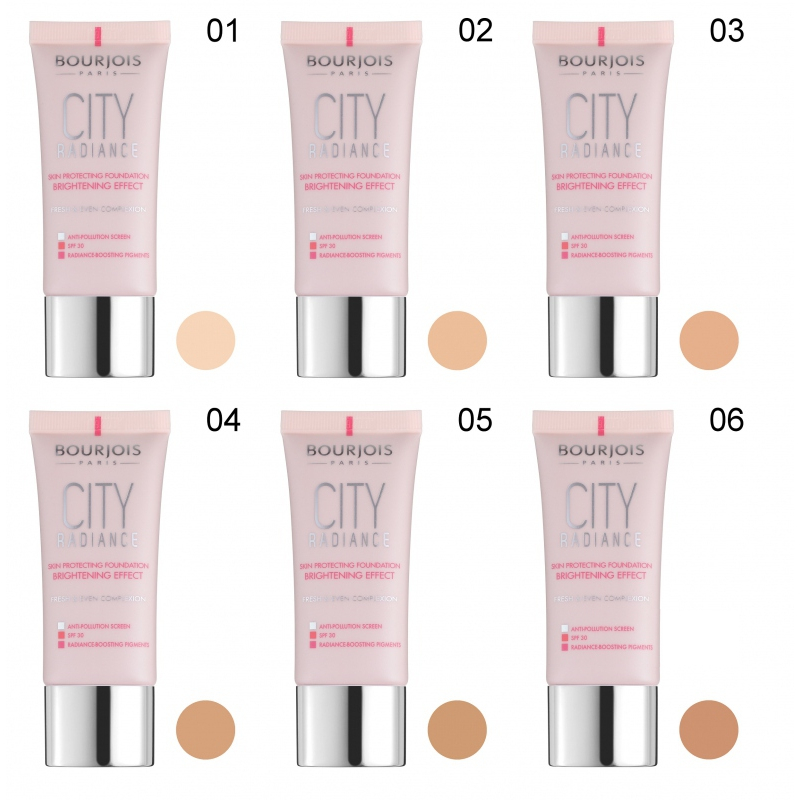 Bourjois Paris City Radiance Foundation 30ml - Various Shades
