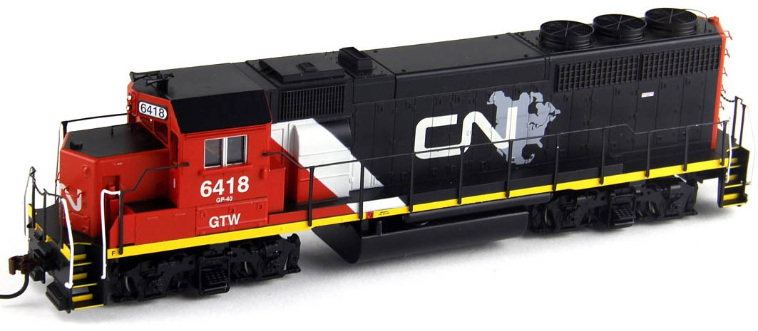 Athearn HO Scale EMD GP40-2 Diesel Locomotive Canadian National/CN/GTW #6423 | eBay