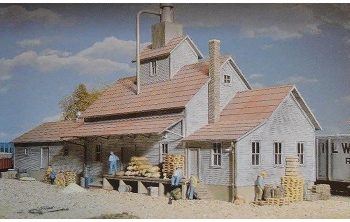 Walthers Cornerstone Series kit ho scale Sunrise Feed Mill Edifici ...