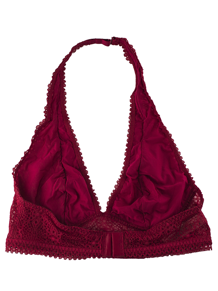 Victoria's Secret Long Line Halter Bralette Bra | eBay