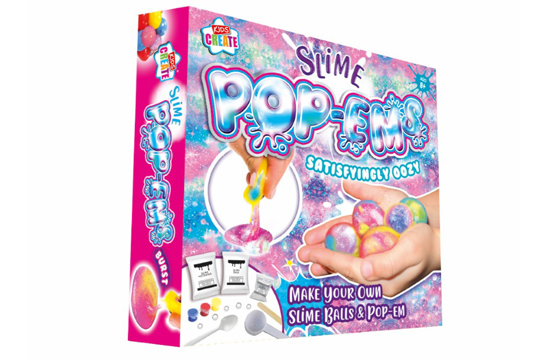 Kids Create make Your Own Slime Pop-Ems Slime Balls Oozy Slimy Gooey ...