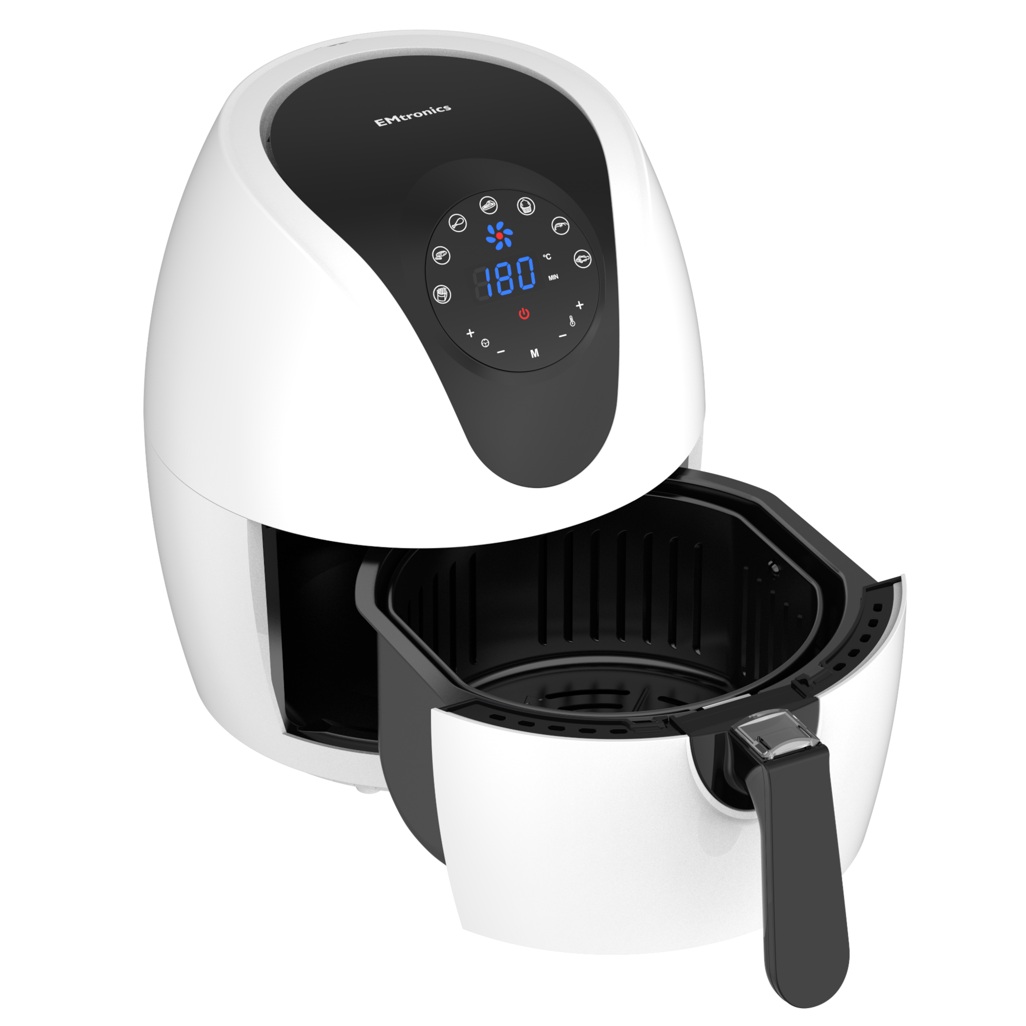 EMtronics 4.5 Litre Digital Air Fryer with 60 Minute Timer - Various ...