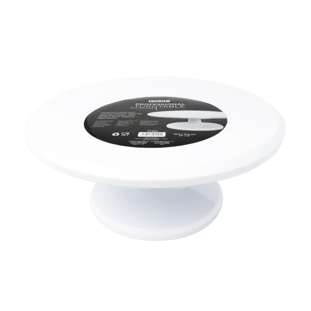 Cake Decorating - PME Professional Metal Turntable White Cake Stand for ...