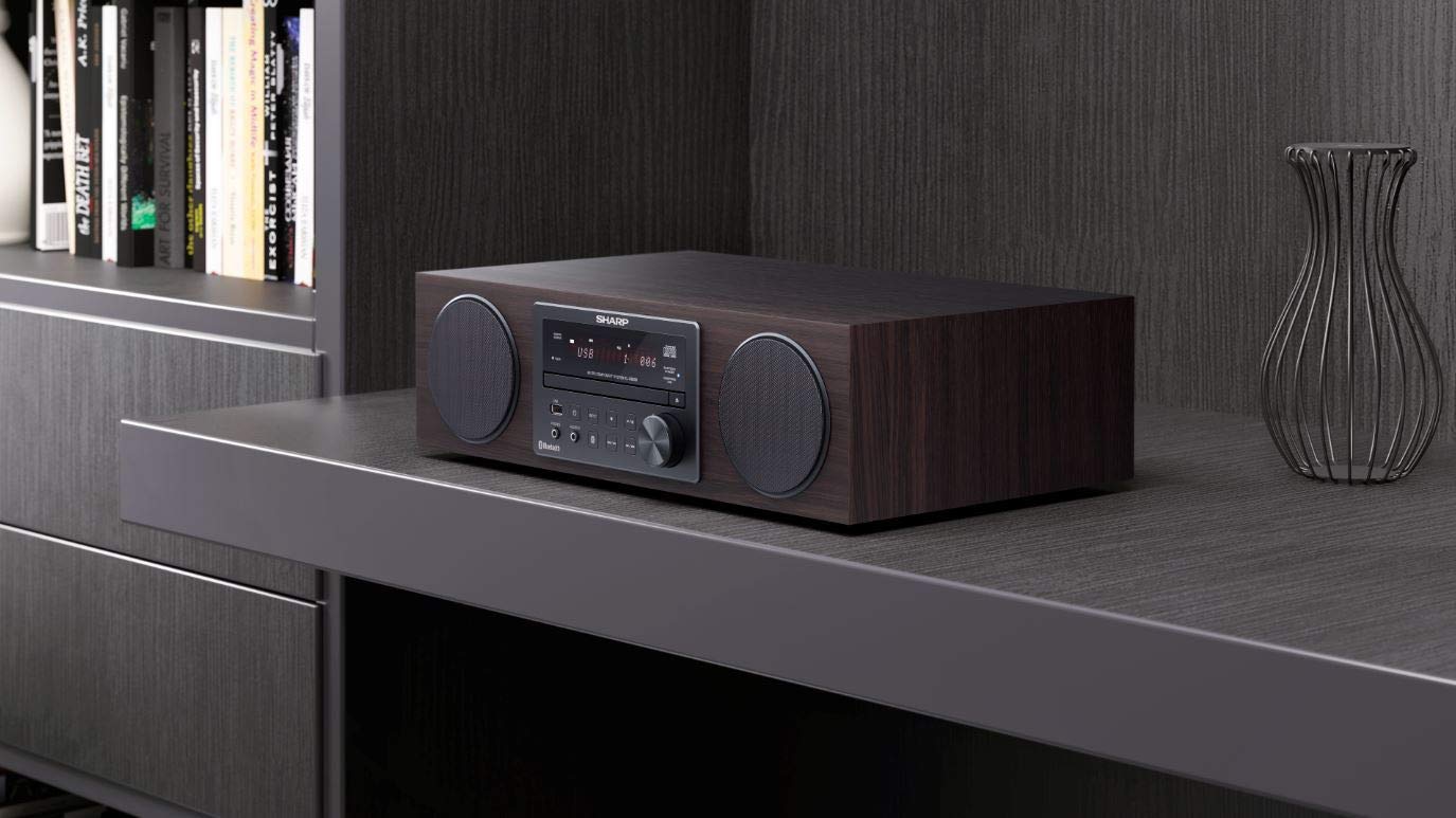 Sharp Audio XL-BB20DBR 100W All in One Hi Fi System with Bluetooth, USB ...
