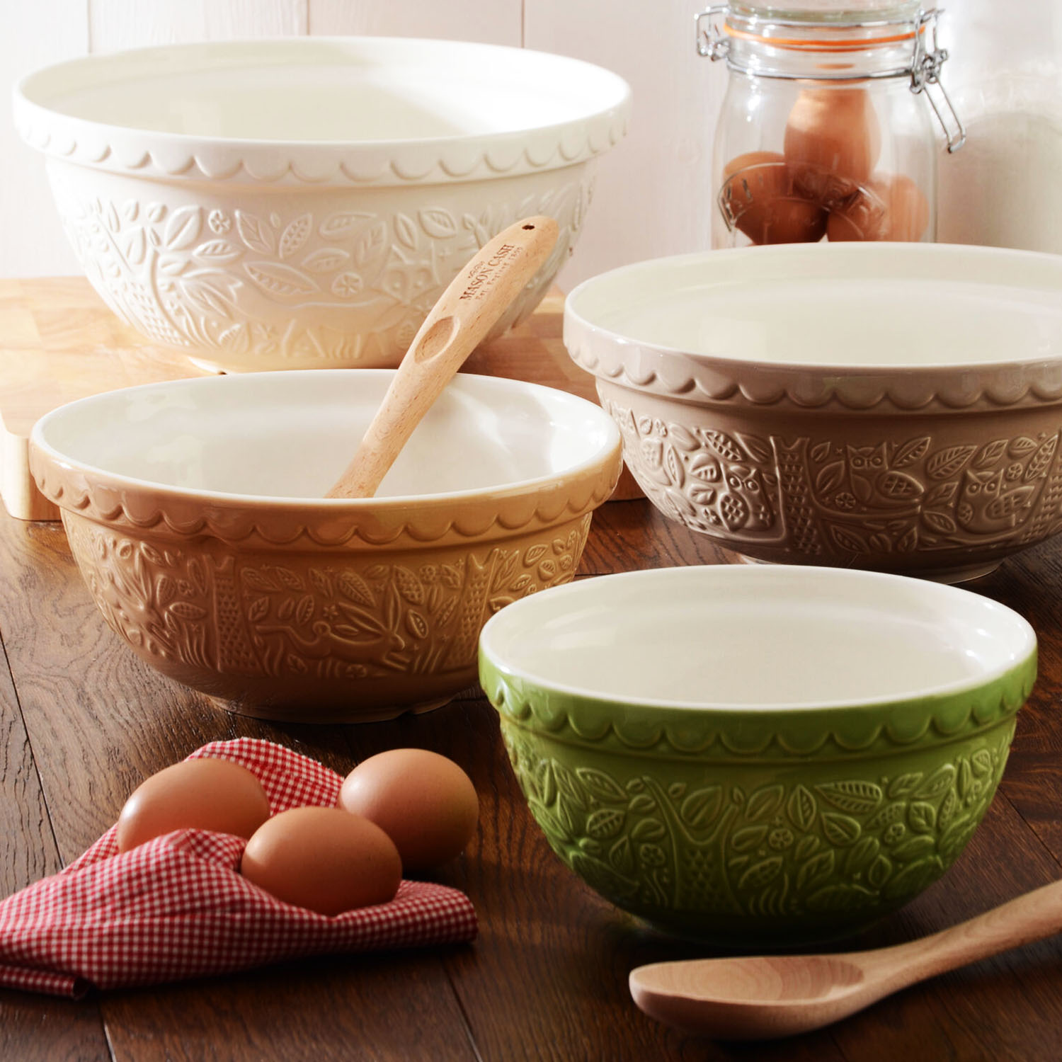 Mason Cash Earthenware Mixing Bowl Mix Kitchen Salad Bowls Baking ...