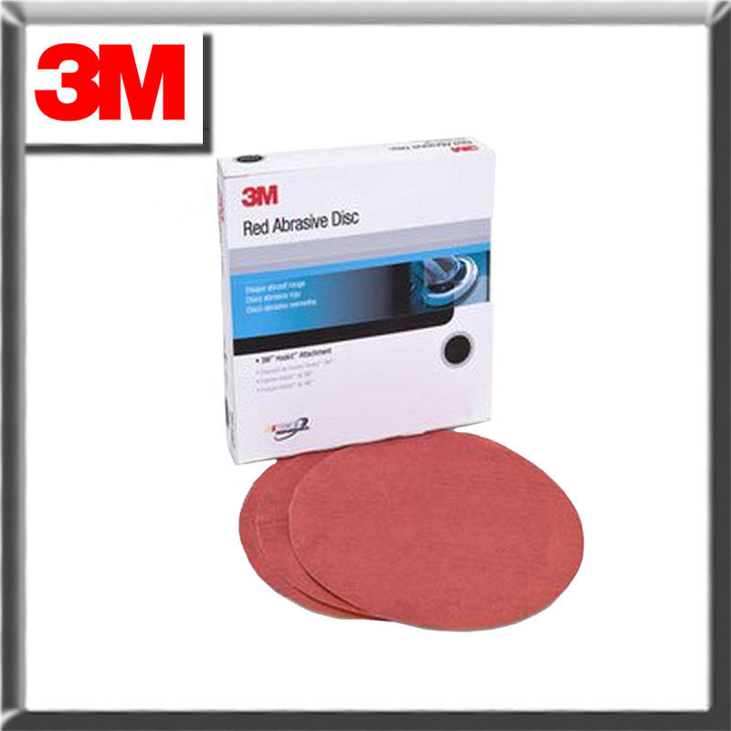 3M 1261 Red Abrasive Hookit Discs, Box of 50 799621155540 | eBay