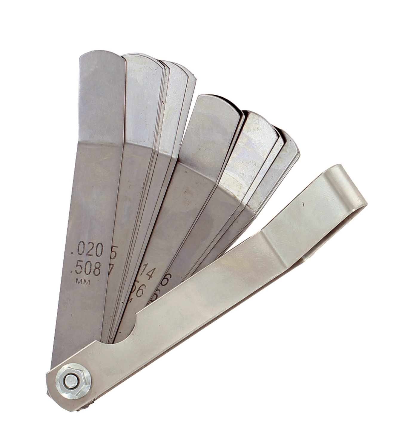 ABN Universal SAE & Metric Offset Valve Feeler Thickness Gauge 16pc ...